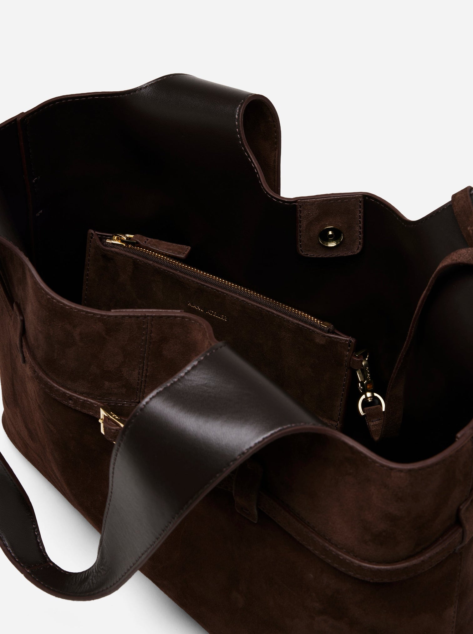 Le Cambon 40 Tobacco Green Suede